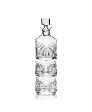 VISKI Deco Beau 3-piece Crystal Stacking Decanter - Clear