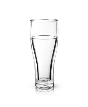 VISKI Glacier Double Walled Chilling Beer Glass - Clear