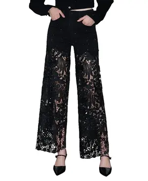 Bayeas Black Wash Bottoms For Women