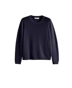 Chinti & Parker Air Cashmere Crewneck Sweater - Navy