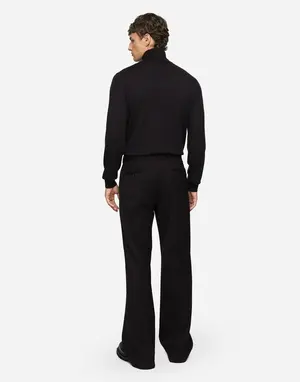 Dolce & Gabbana Extra-fine Cashmere Turtleneck Sweater - Blue