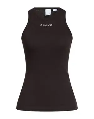 Pinko Ribbed Cotton-elastane Tank Top