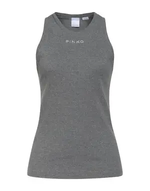 Pinko Ribbed Cotton-elastane Tank Top