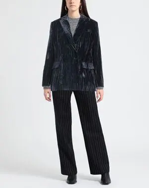 DONDUP Velvet Double-breasted Blazer
