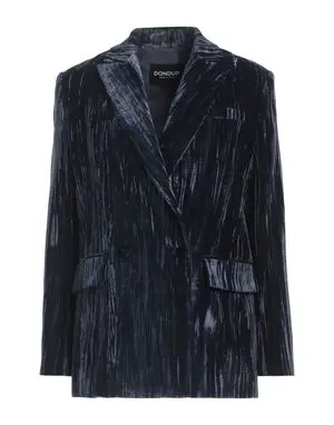 DONDUP Velvet Double-breasted Blazer