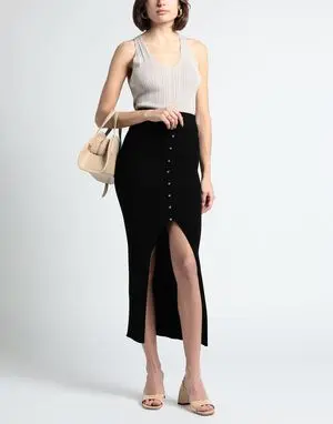 DONDUP Ribbed Knit Maxi Skirt