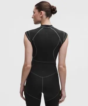 Lululemon Everlux Panelled Short-sleeve Shirt - Black