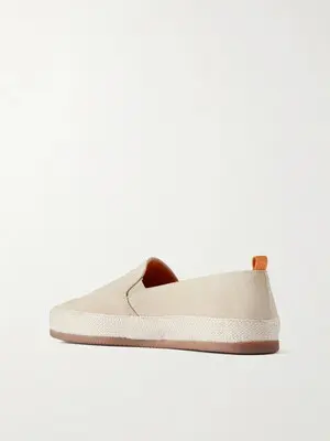 Mulo Suede Espadrilles - Neutrals
