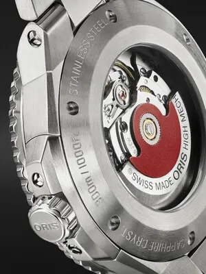 ORIS Aquis Date Stainless Steel Automatic Watch - Blue