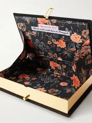 OLYMPIA LE-TAN Negroni Embroidered Clutch - Black