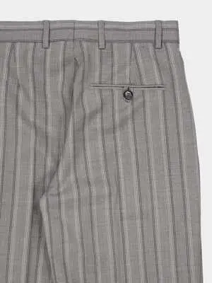 Stella McCartney Melange Striped Trousers - Grey