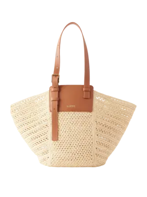 Loewe Hammock Cabas Raffia Tote
