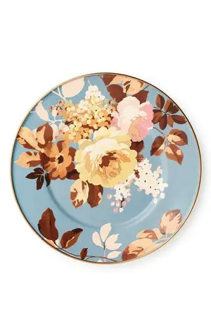 MACKENZIE-CHILDS Wild Rose Slate Salad Plate
