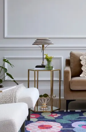 MACKENZIE-CHILDS White Library Lamp