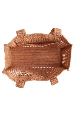 Chloé Crochet Raffia Tote Bag - Summery Beige