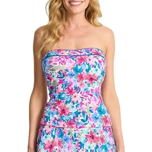 Tommy Bahama Upf 50+ Bandini Swim Top - Dusty Lupine