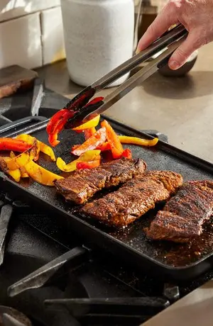 GREENPAN X Bobby Flay Reversible Cast Iron Grill & Griddle