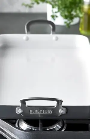 GREENPAN X Bobby Flay Ceramic Nonstick Double Burner Griddle - Graphite