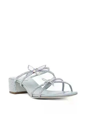 Rene Caovilla 40mm Crystal-embellished Sandals