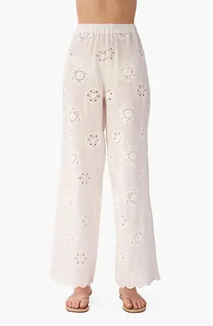 Cami Nyc Tiago Floral Embroidered Pants