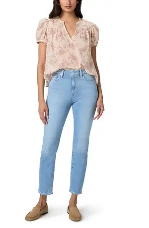 Paige Gemma High-waist Crop Cigarette Jeans