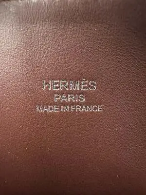 Hermès Bolide Chamkila Goatskin With Palladium Hardware - Red