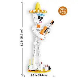 BRICKCRAFT Fall Harvest Day Of The Dead Mariachi Building Set