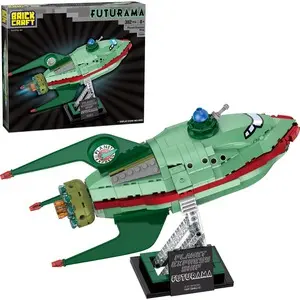 BRICKCRAFT Futurama Planet Express Ship Building Set - None