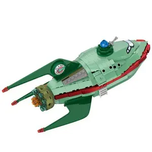 BRICKCRAFT Futurama Planet Express Ship Building Set