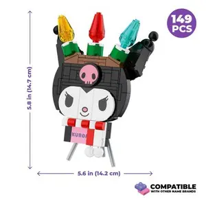 BRICKCRAFT Hello Kitty Kuromi Decoration Building Set