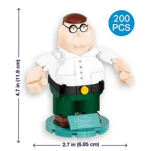 BRICKCRAFT Family Guy Peter Griffin Building Set