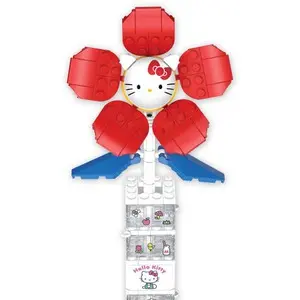 BRICKCRAFT Hello Kitty Flower And Vase Building Set