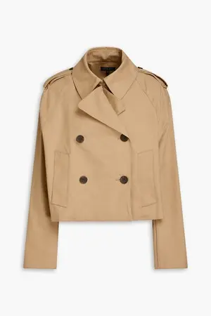 Rag & Bone Talia Cropped Cotton-gabardine Jacket