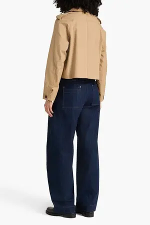 Rag & Bone Talia Cropped Cotton-gabardine Jacket