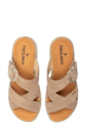 Pikolinos Gomera Wedge Sandal - Desert