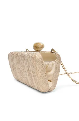 Dolce Vita Metallic Frame Clutch