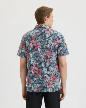 SALT LIFE Sailfish Blossom Woven Shirt