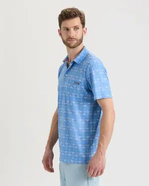 SALT LIFE Mirrored Grove Slx Performance Polo