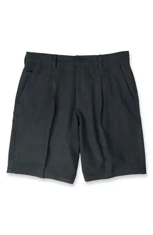 Quiksilver Gilroy Glen Check Pleated Shorts