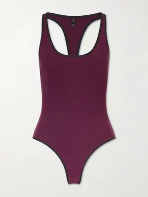 Kiki De Montparnasse Piped Swimsuit - Purple