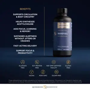 QUICKSILVER SCIENTIFIC Nanofuel Nootropic Supplement