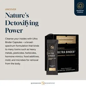 QUICKSILVER SCIENTIFIC Ultra Binder Bentonite Clay Zeolite And Charcoal Supplement