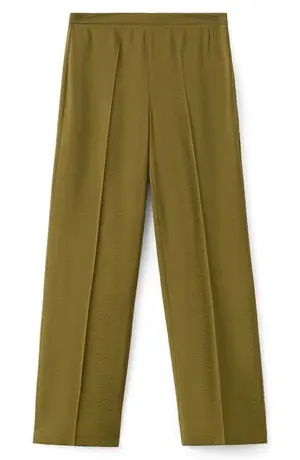 Mango Mid-rise Straight Leg Trousers