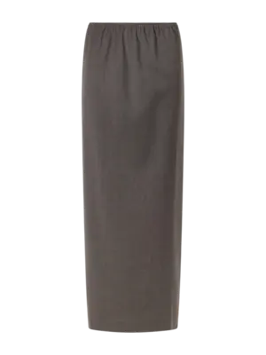 ST. AGNI Wool-blend Maxi Skirt - Gray
