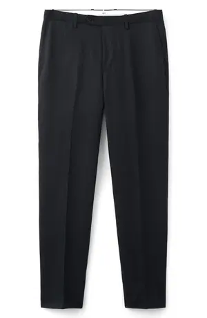 Mango Slim Fit Suit Trousers - Navy