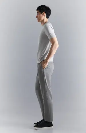 Mango Comfort Stretch Chinos - Grey