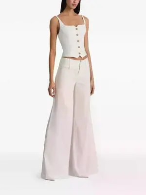 Alice + Olivia Olivia Wide-leg Trousers - White