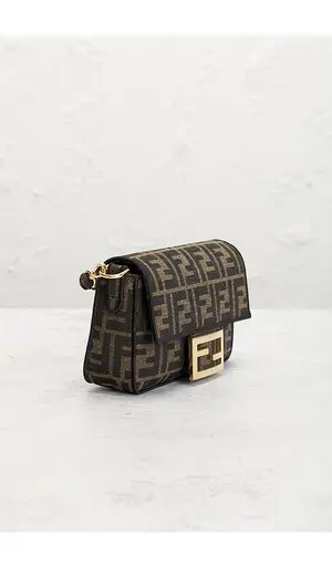 FWRD RENEW Fendi Ff 1974 Mini Baguette Shoulder Bag
