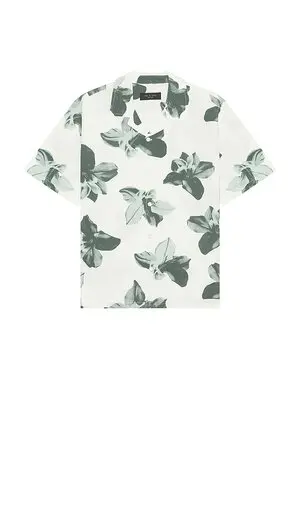 Rag & Bone Avery Printed Shirt In White