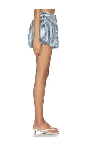 Astr The Label Margeen Shorts - Blue Gingham